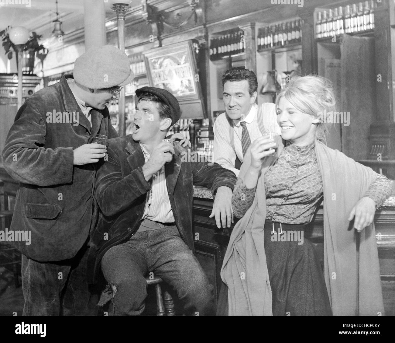 YOUNG CASSIDY, from left: Philip O'Flynn, Rod Taylor, John Cowley ...