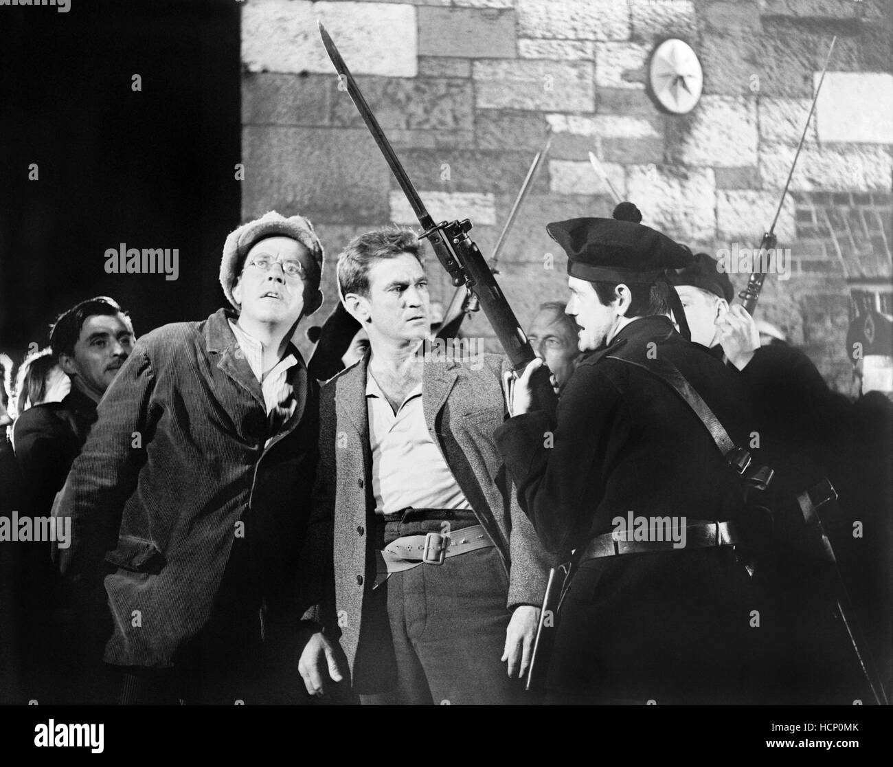 YOUNG CASSIDY, second and third from left: Philip O'Flynn, Rod Taylor ...