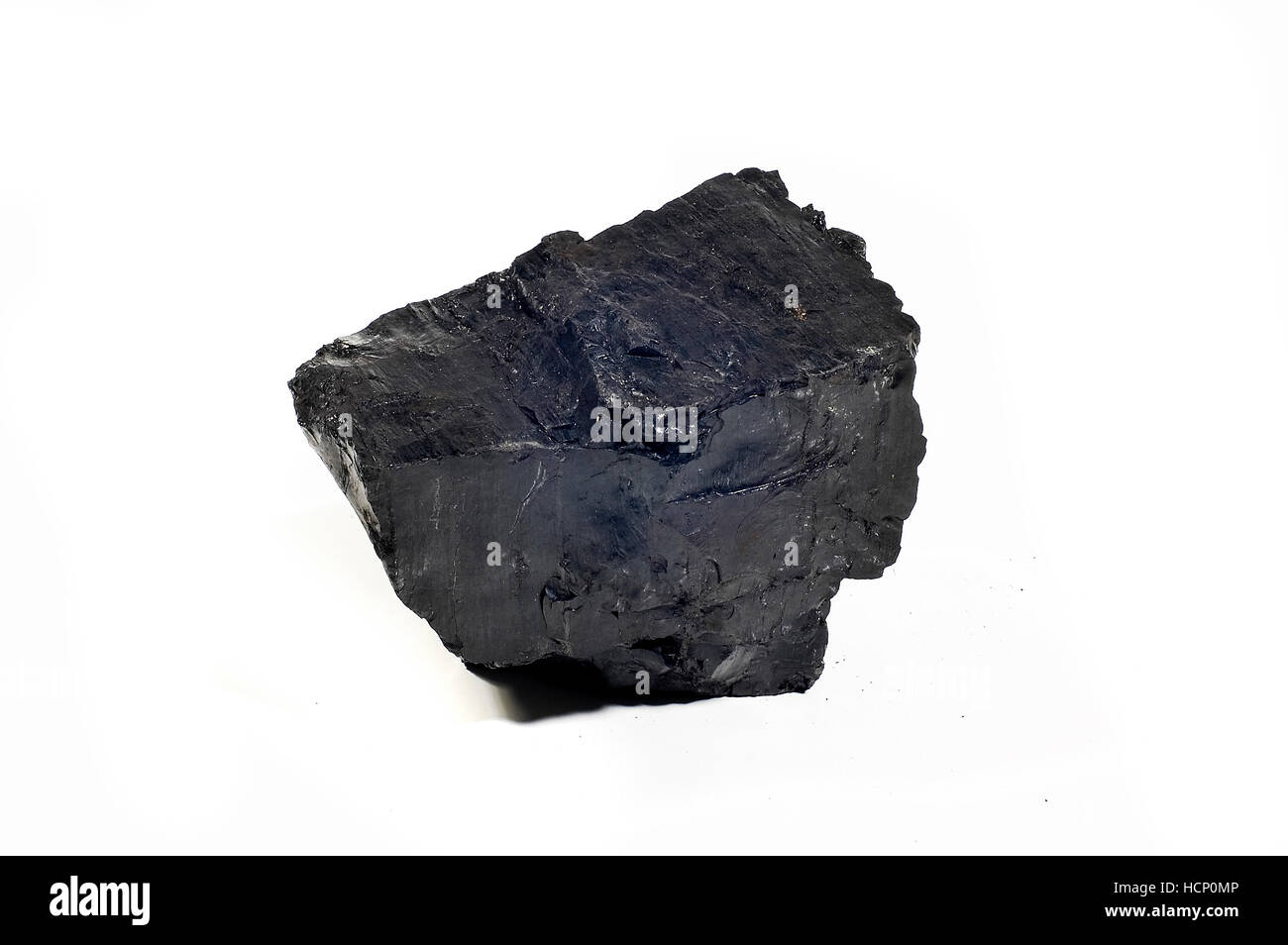 Coal on Isolated White Background Stock Photo - Alamy