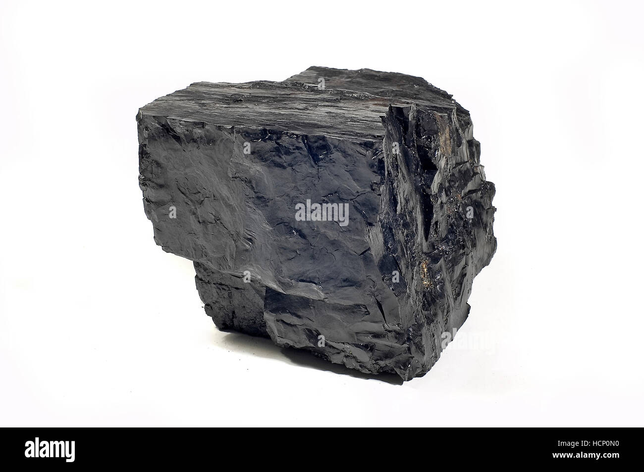 Coal on Isolated White Background Stock Photo - Alamy