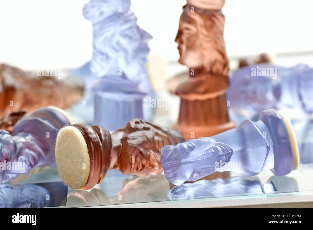 Black king versus queen on chess board. The other pieces are dead Stock ...