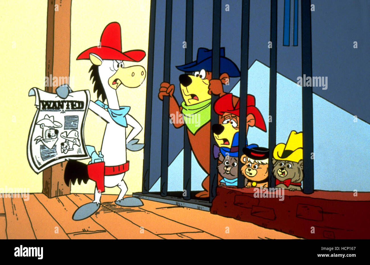 YOGI'S GREAT ESCAPE, Quick Draw McGraw, Yogi Bear, Boo Boo Bear, 1987 ...