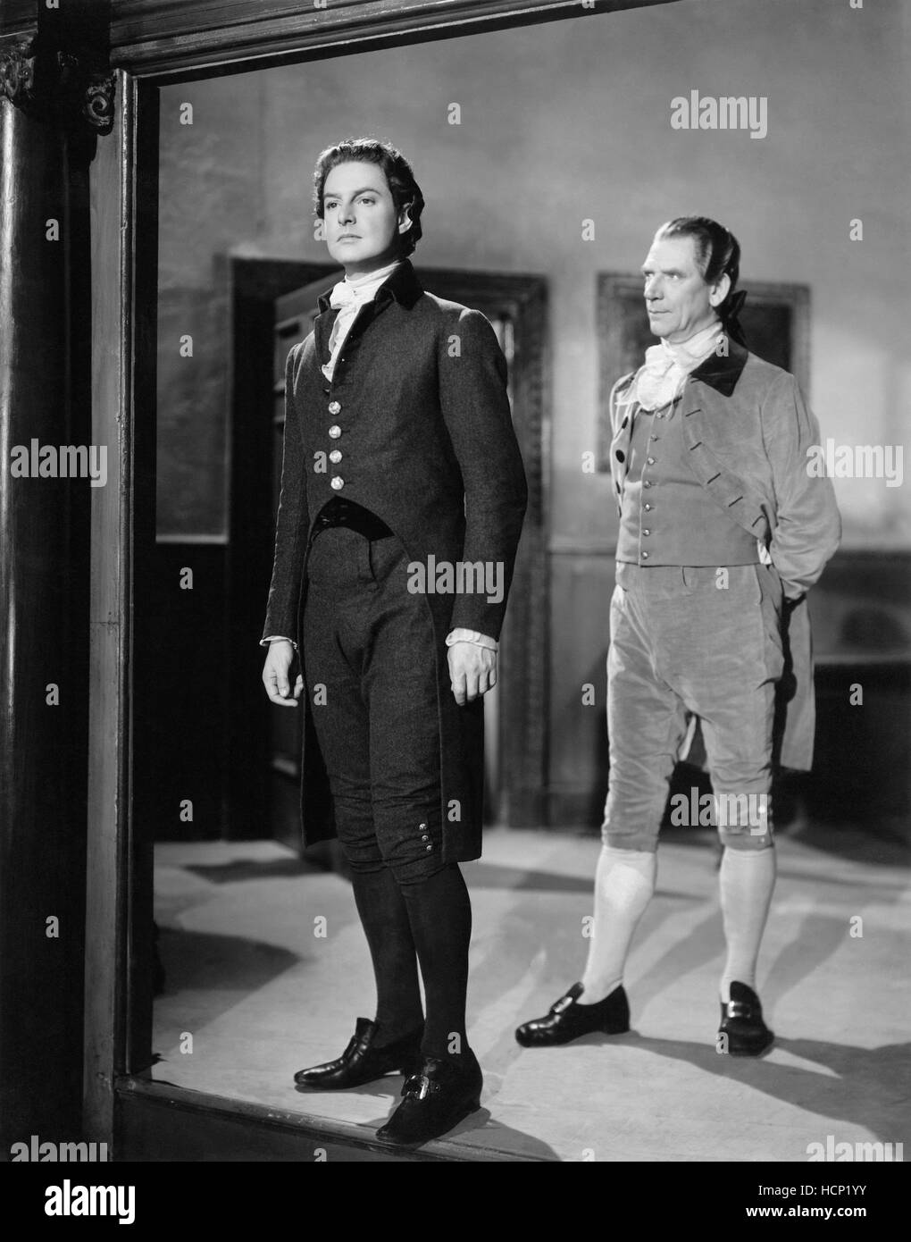THE YOUNG MR. PITT, Robert Donat as William Pitt (left), 1942. TM ...