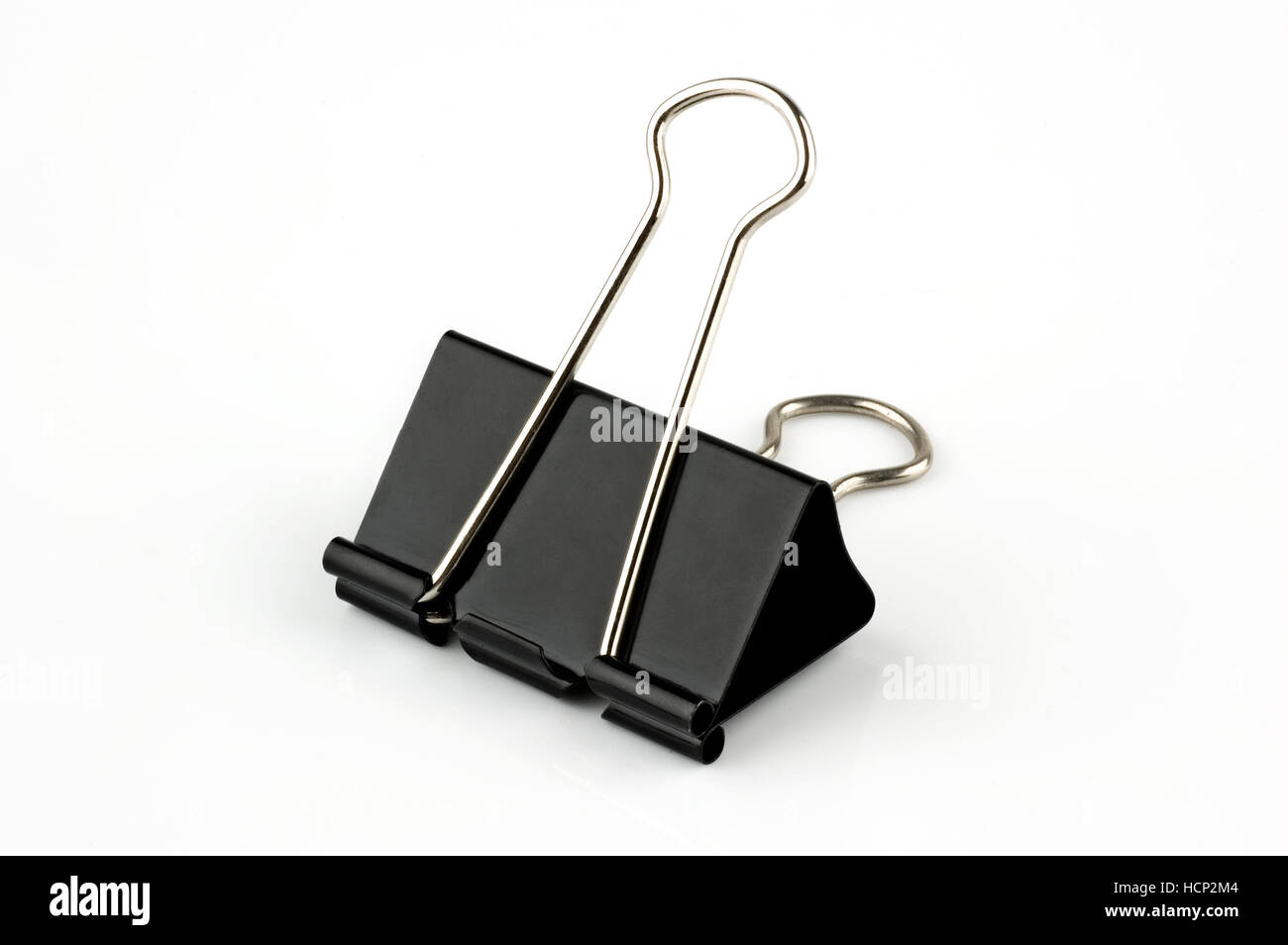 document clip/clamp isolated on white background Stock Photo - Alamy