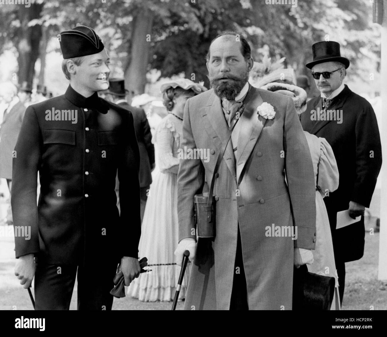 YOUNG WINSTON, from left: Simon Ward as Winston Churchill, Robert Shaw ...