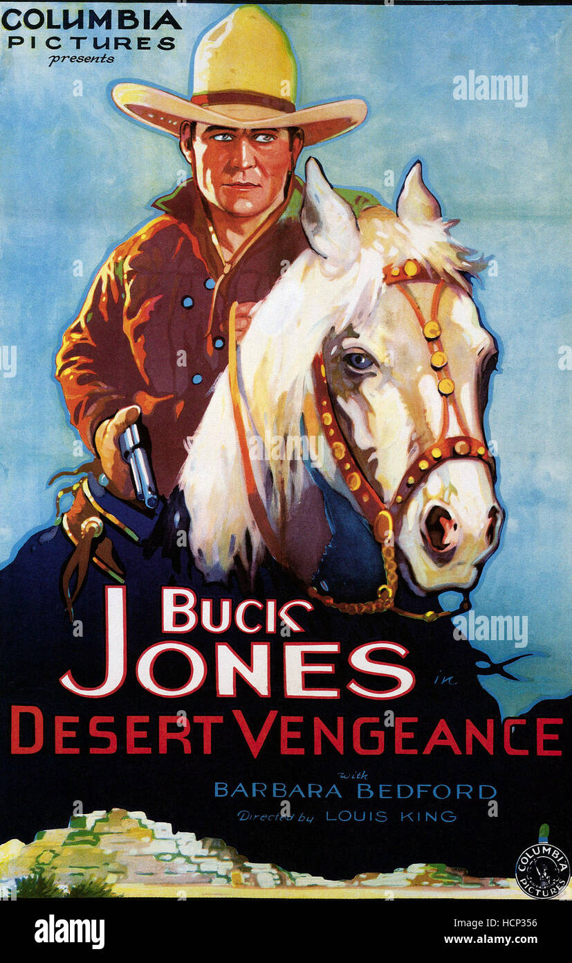 DESERT VENGEANCE, Buck Jones, 1931 Stock Photo - Alamy