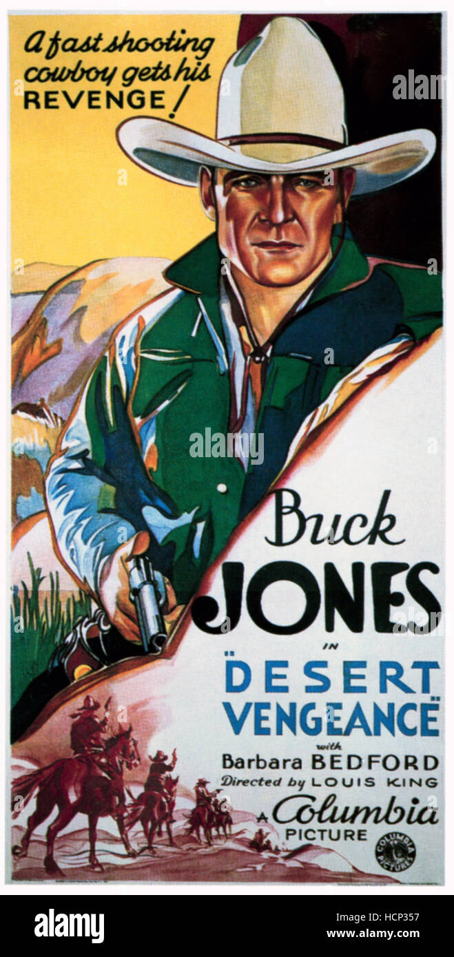 DESERT VENGEANCE, Buck Jones, 1931 Stock Photo - Alamy