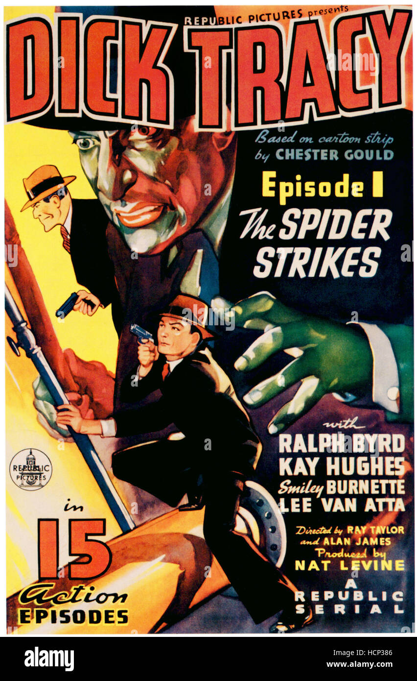 DICK TRACY, Ralph Byrd, 1937 Stock Photo - Alamy