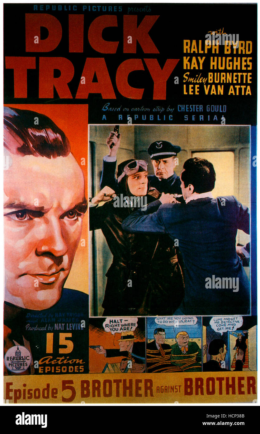 DICK TRACY, Ralph Byrd, in 'Episode 5: Brother Against Brother', 1937 ...