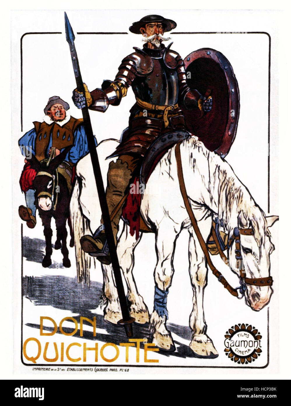 DON QUIJOTE, (aka DON QUICHOTTE), poster art, 1933 Stock Photo - Alamy