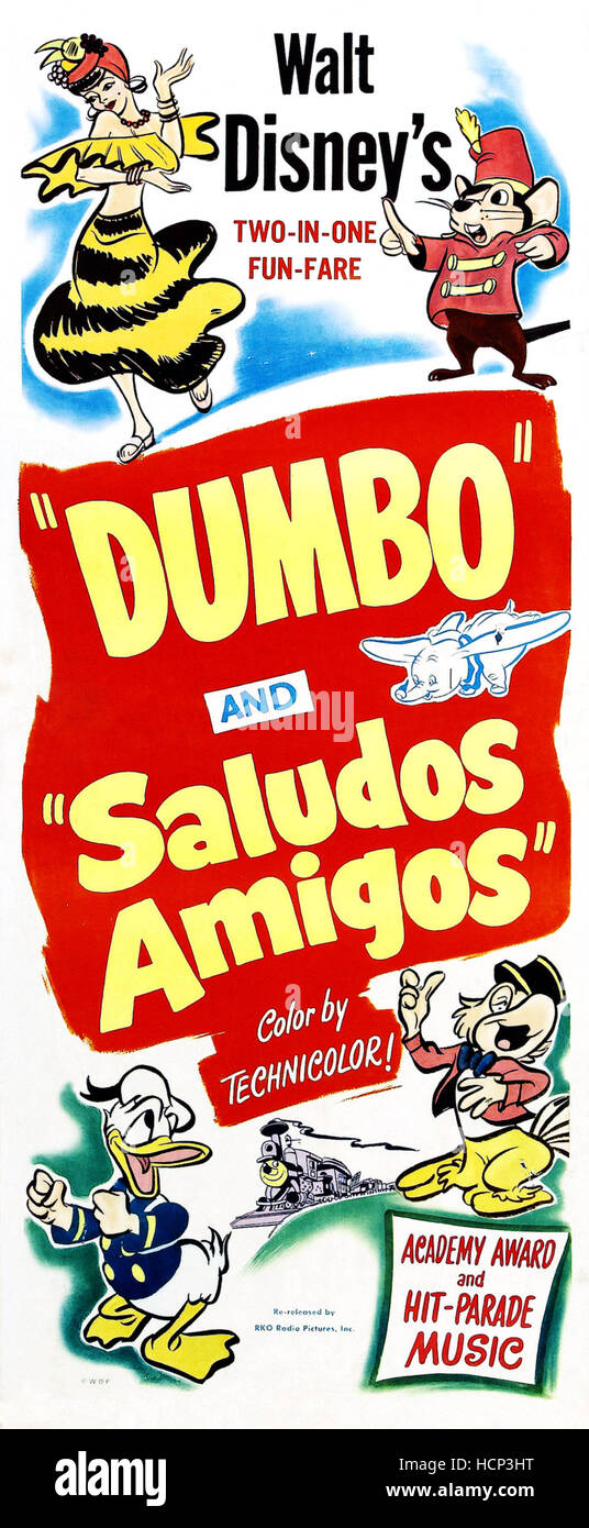DUMBO (1941)/SALUDOS AMIGOS (1942), Timothy the Mouse (top, right ...
