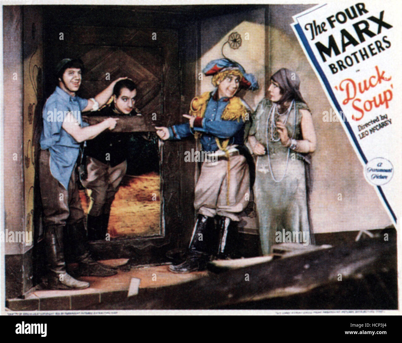 DUCK SOUP, from left: Chico Marx, Louis Calhern, Harpo Marx, 1933 Stock ...