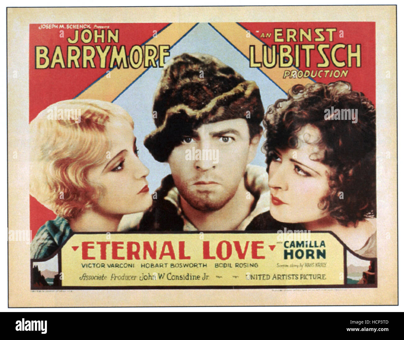 ETERNAL LOVE, from left: Camilla Horn, John Barrymore, Mona Rico, 1929 ...