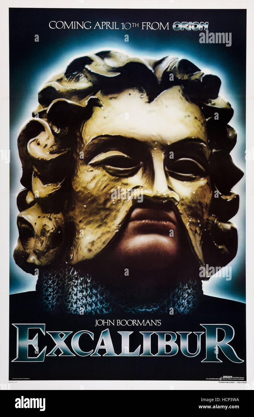 EXCALIBUR, US advance poster art, 1981, ©Warner Bros./courtesy Everett ...