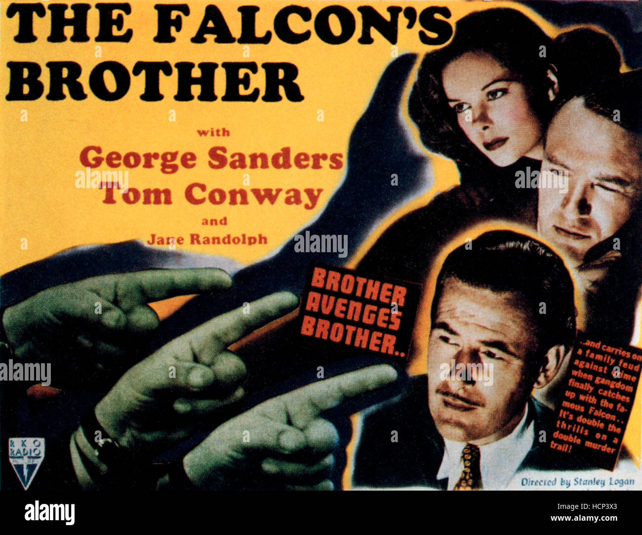 THE FALCON'S BROTHER, Tom Conway, George Sanders, Jane Randolph, 1942 ...