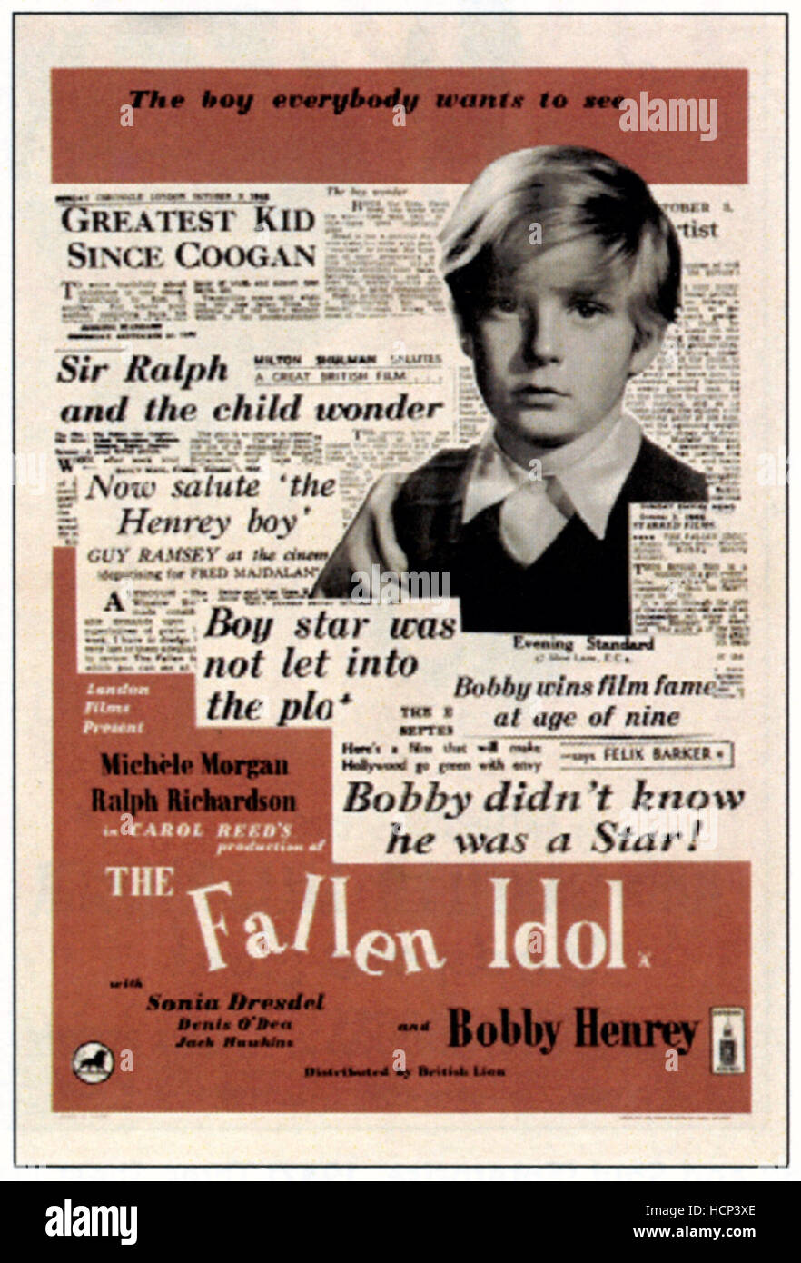 THE FALLEN IDOL, Bobby Henrey, 1948 Stock Photo - Alamy