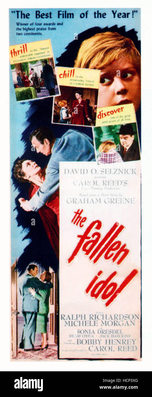 THE FALLEN IDOL, (aka THE LOST ILLUSION), top: Bobby Henrey, bottom ...