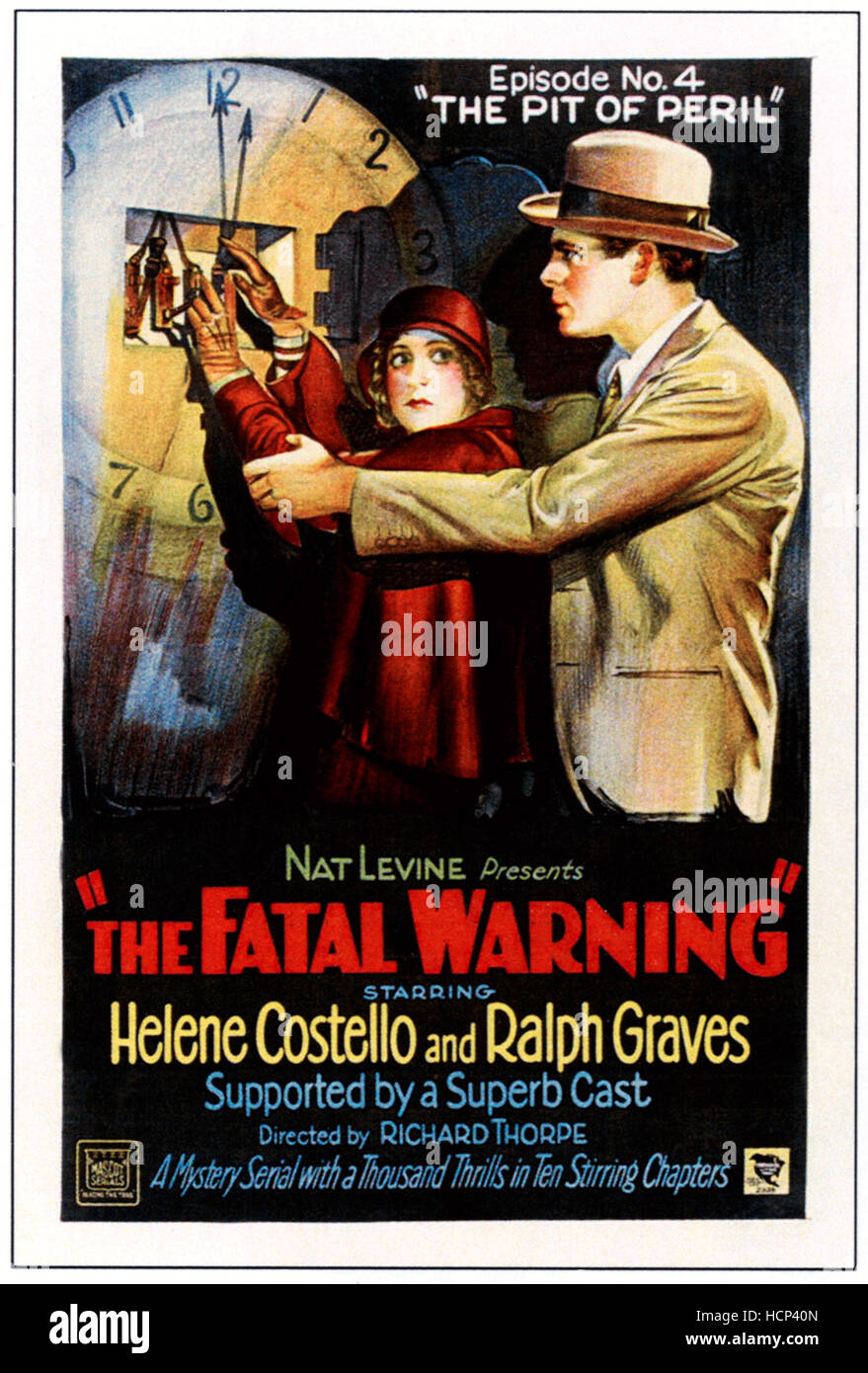 THE FATAL WARNING, from left: Helene Costello, Ralph Graves in 'Episode ...