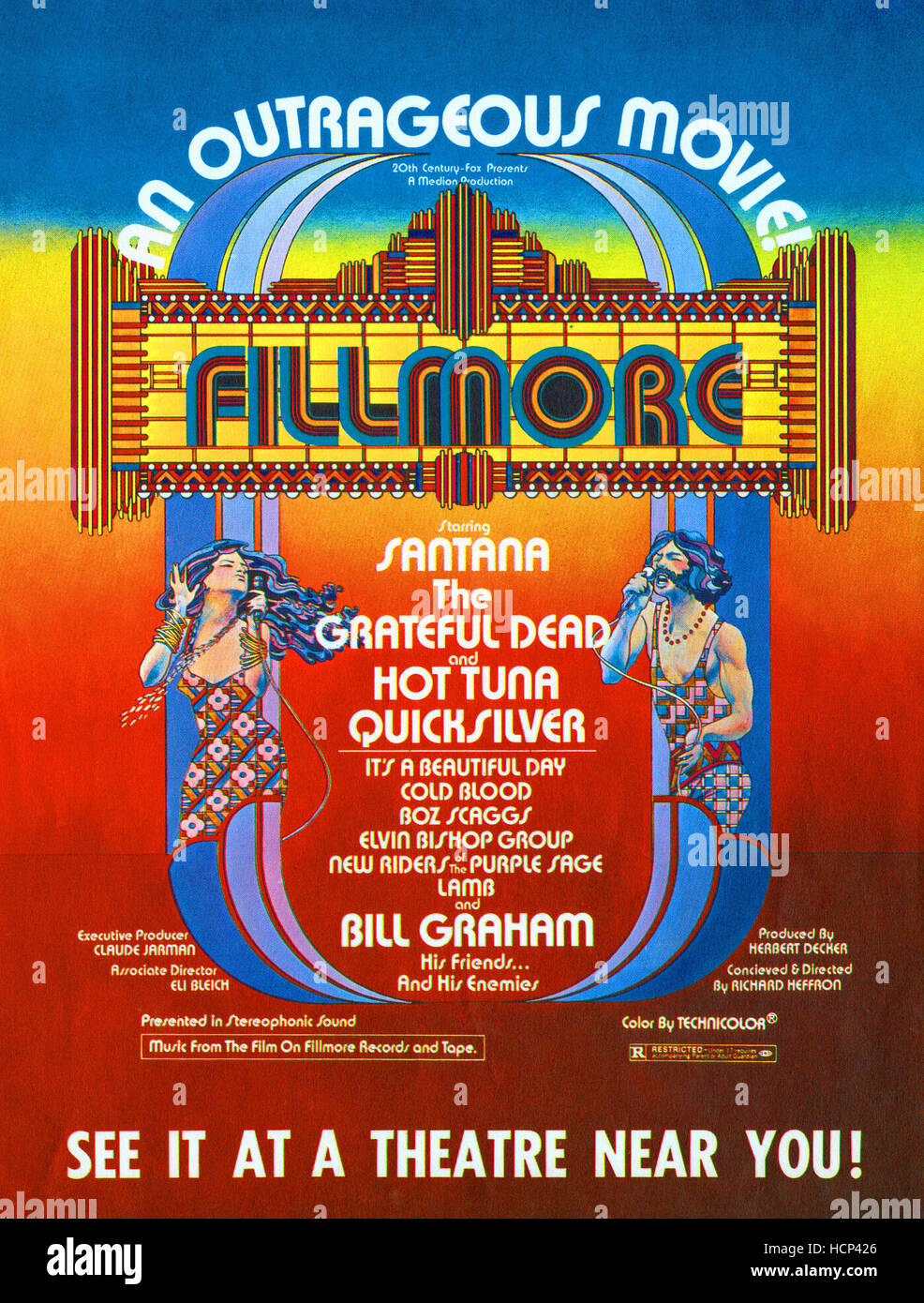 FILLMORE, advance poster art, 1972. TM & Copyright ©20th Century Fox ...