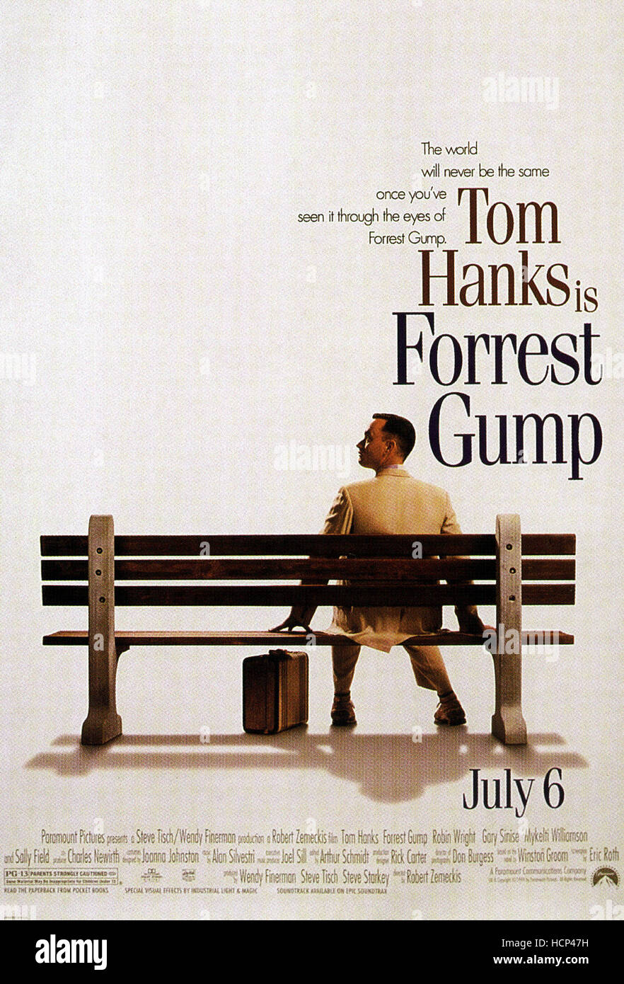 FORREST GUMP, Tom Hanks, 1994 Stock Photo - Alamy
