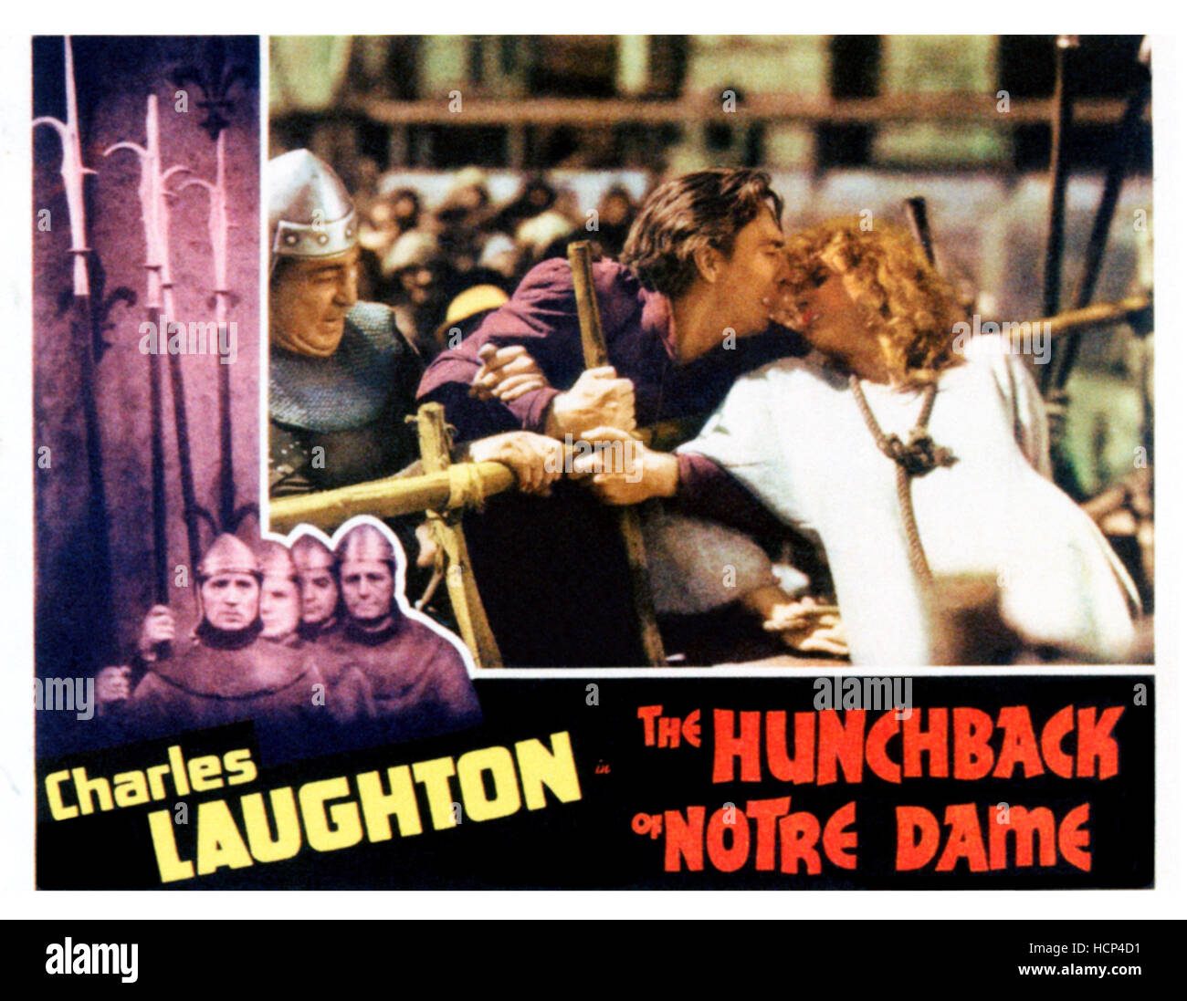 THE HUNCHBACK OF NOTRE DAME, from left: Edmond O'Brien, Maureen O'Hara ...