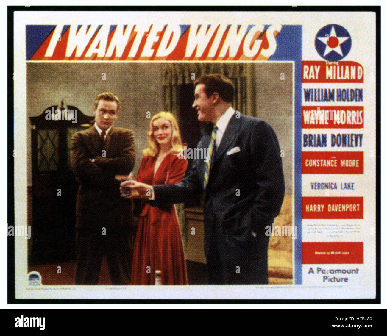 I WANTED WINGS, from left: William Holden, Veronica Lake, Ray Milland ...