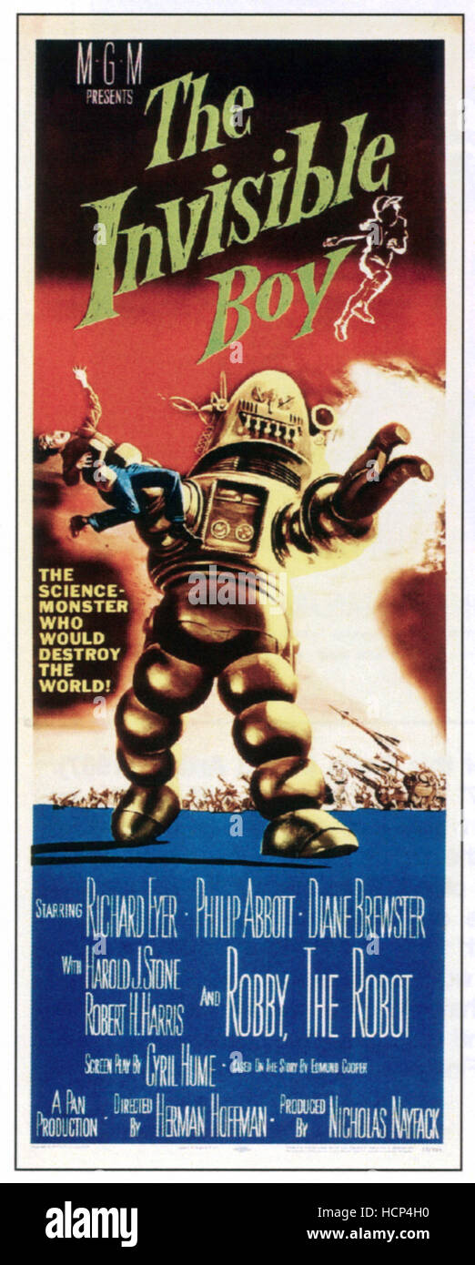 THE INVISIBLE BOY, Robby the Robot, 1957 Stock Photo - Alamy
