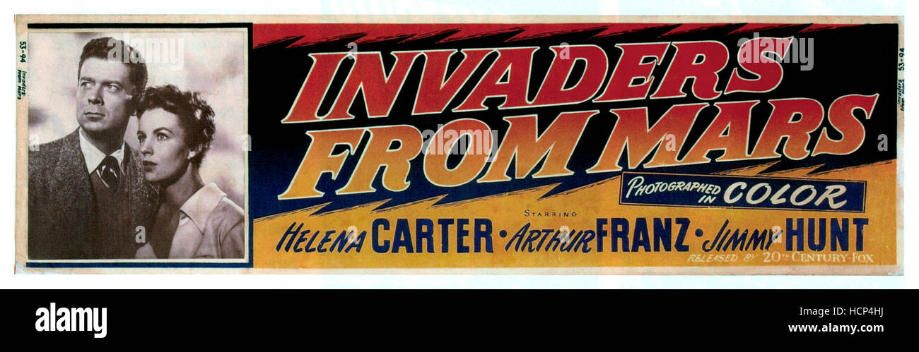 INVADERS FROM MARS, from left: Arthur Franz, Helena Carter, 1953, TM ...
