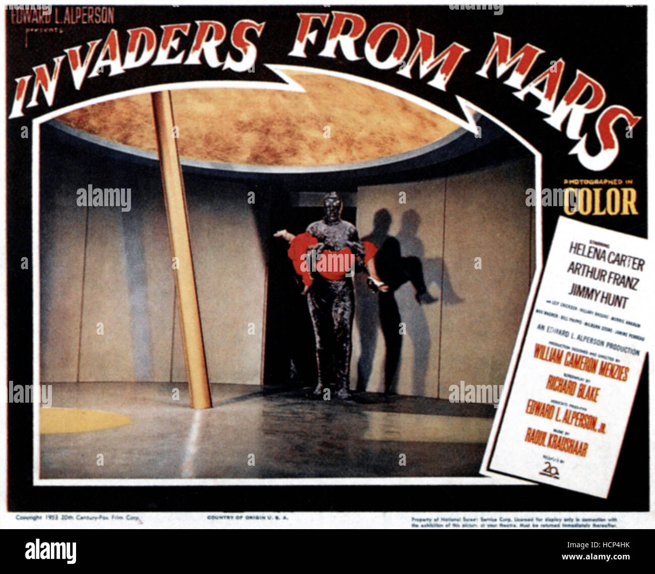 Invaders From Mars 1953 Poster