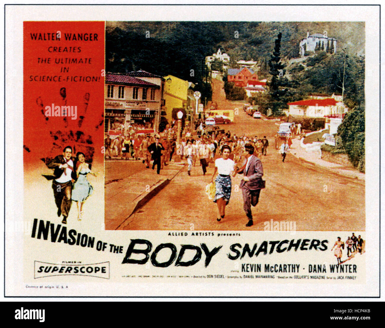 INVASION OF THE BODY SNATCHERS, left side from left: Kevin McCarthy ...