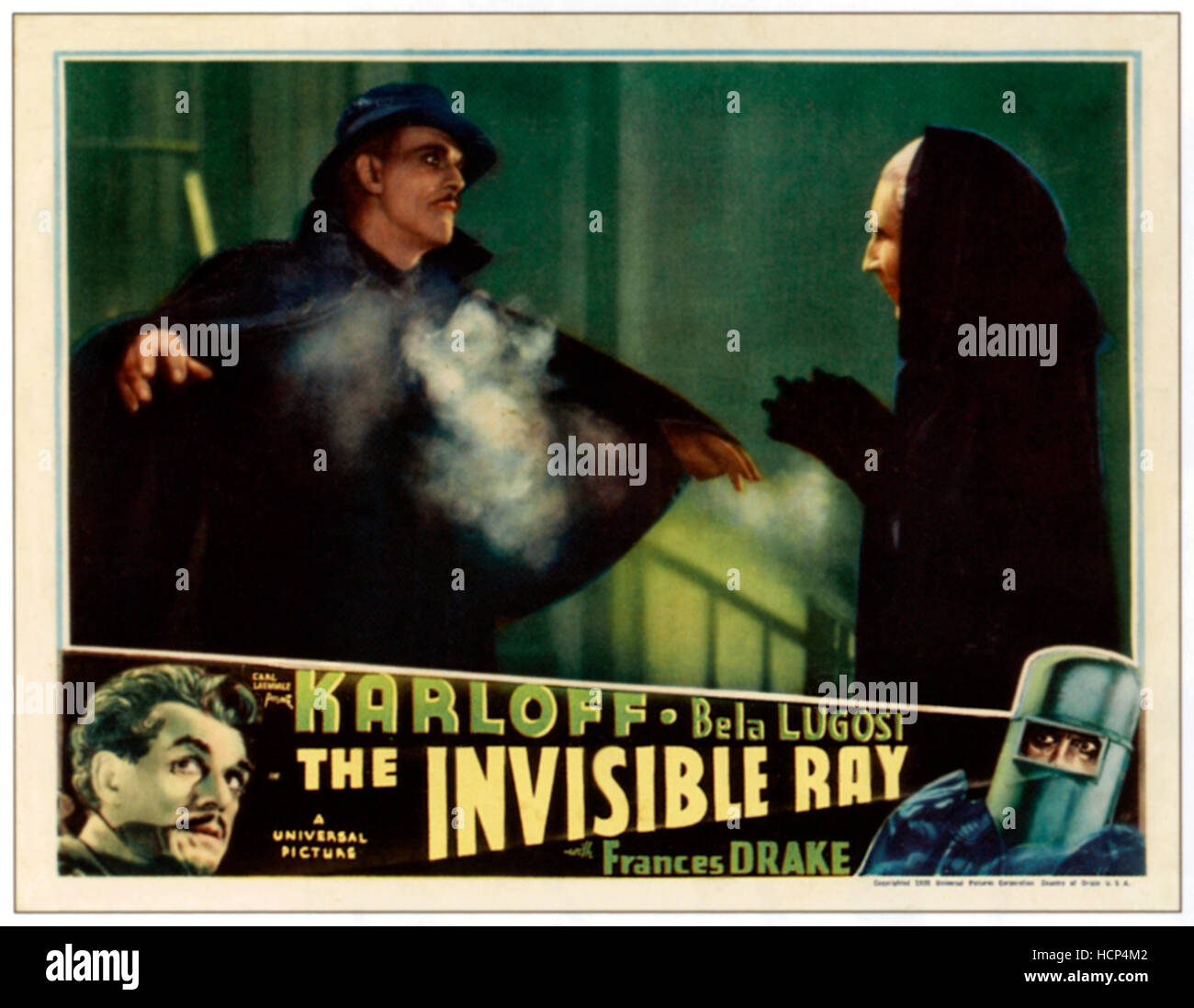 THE INVISIBLE RAY, top from left: Boris Karloff, Violet Kemble Cooper ...