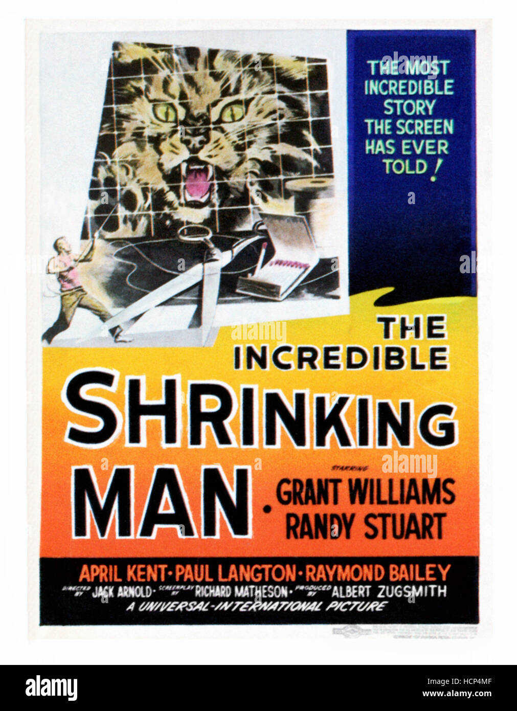 THE INCREDIBLE SHRINKING MAN, poster art, 1957 Stock Photo - Alamy