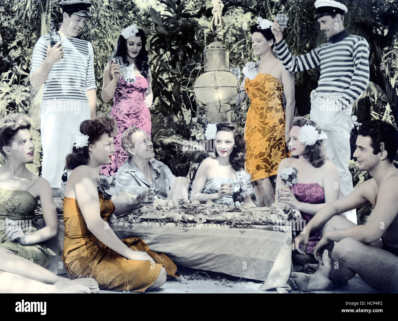 ISLE OF FORGOTTEN SINS, Frank Fenton, Sidney Toler, Veda Ann Borg, Gale ...