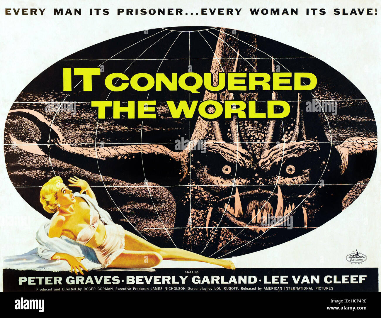 IT CONQUERED THE WORLD, left: Beverly Garland, 1956 Stock Photo - Alamy