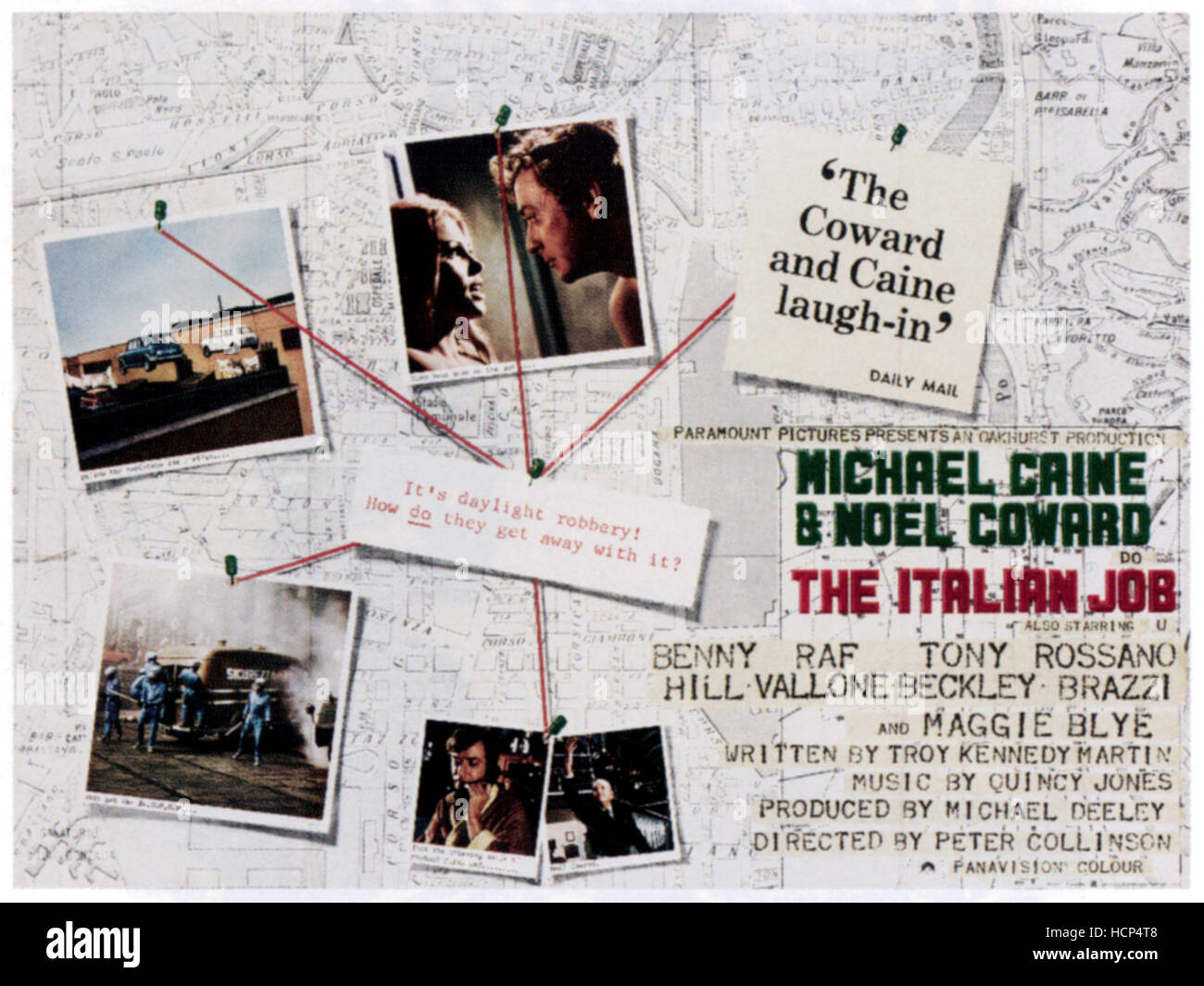 THE ITALIAN JOB, top from right: Michael Caine, bottom left: Michael ...