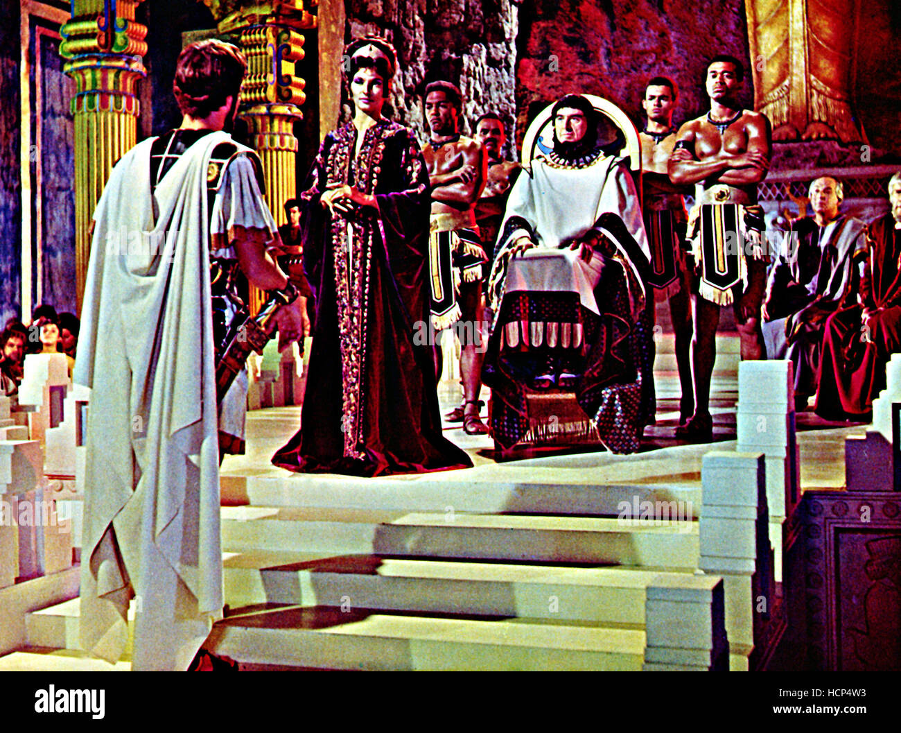JASON AND THE ARGONAUTS, Nancy Kovack (as Medea), Jack Gwillim and cast ...