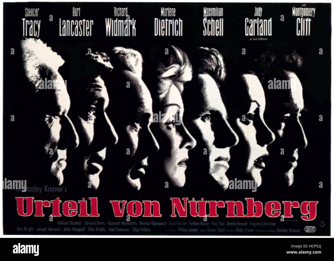 JUDGMENT AT NUREMBERG (aka URTEIL VON NURNBERG), from left: Spencer ...
