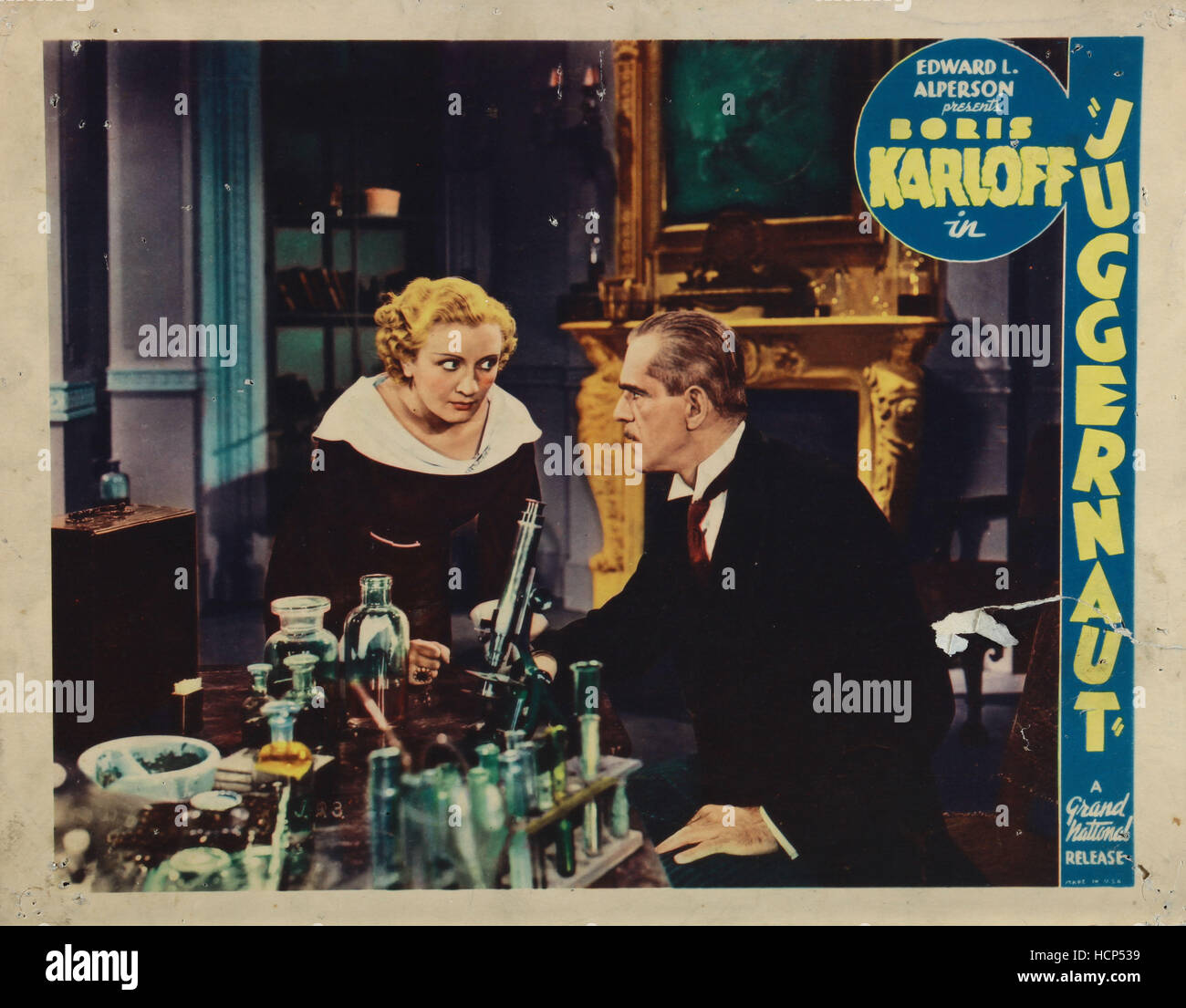 JUGGERNAUT, Mona Goya, Boris Karloff, 1936 Stock Photo - Alamy