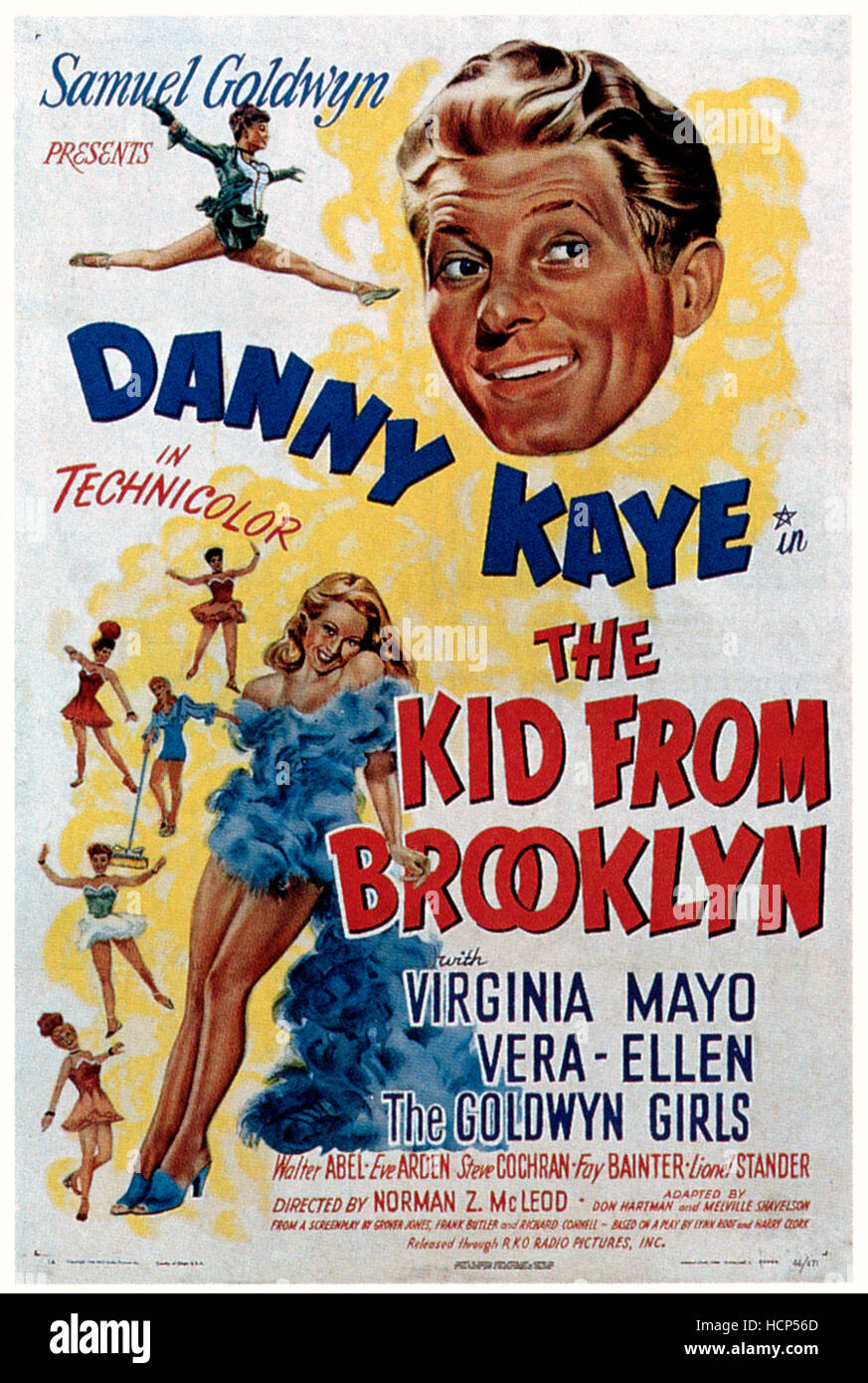 THE KID FROM BROOKLYN, Danny Kaye, Virginia Mayo, 1946 Stock Photo - Alamy