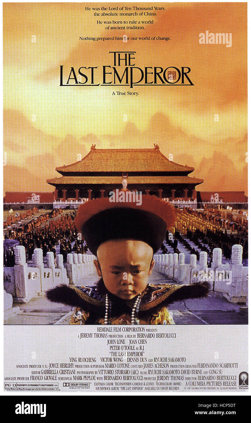 THE LAST EMPEROR, 1987, (c) Columbia/courtesy Everett Collection Stock ...