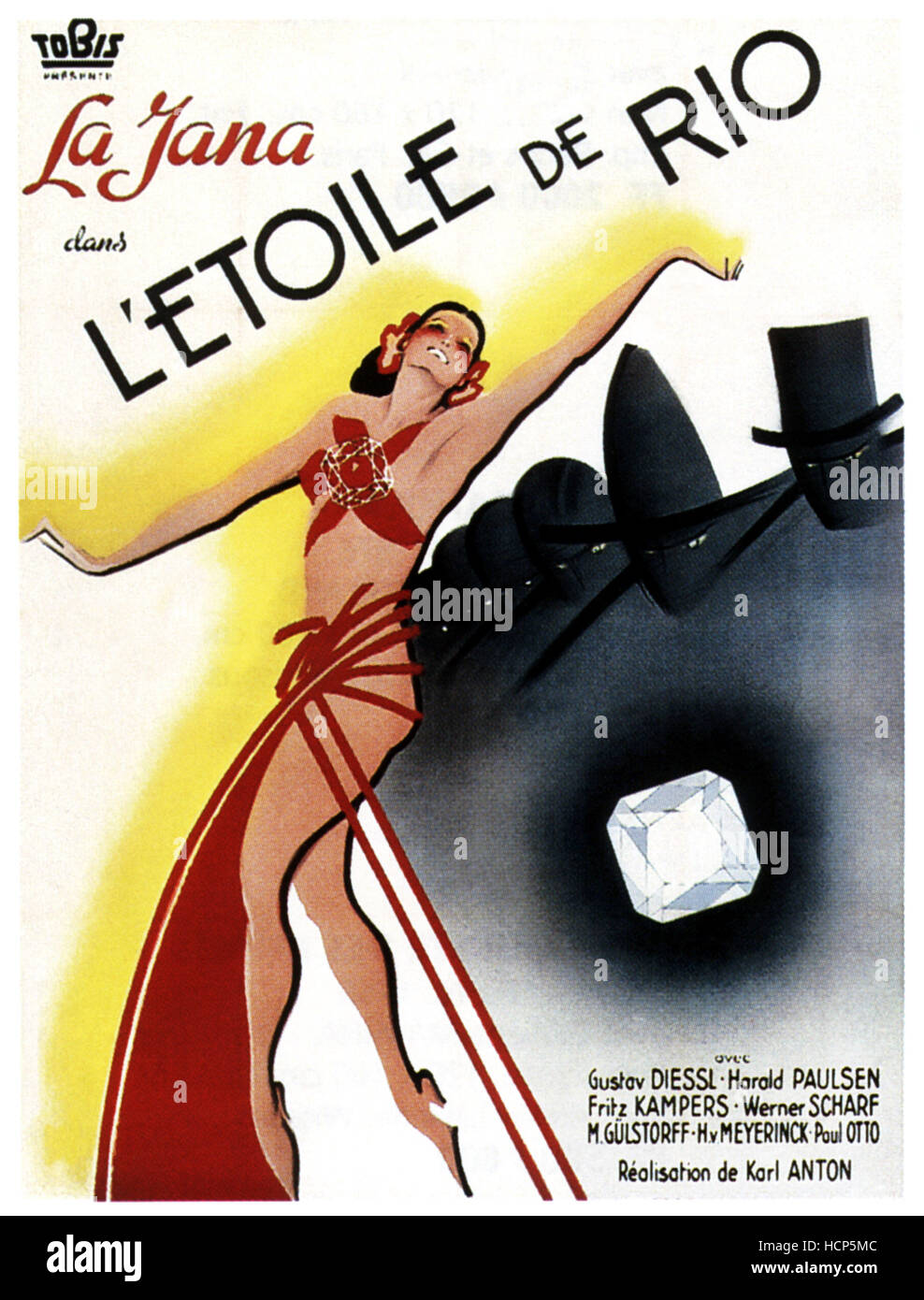 L'ETOILE DE RIO, French poster art, 1939 Stock Photo - Alamy