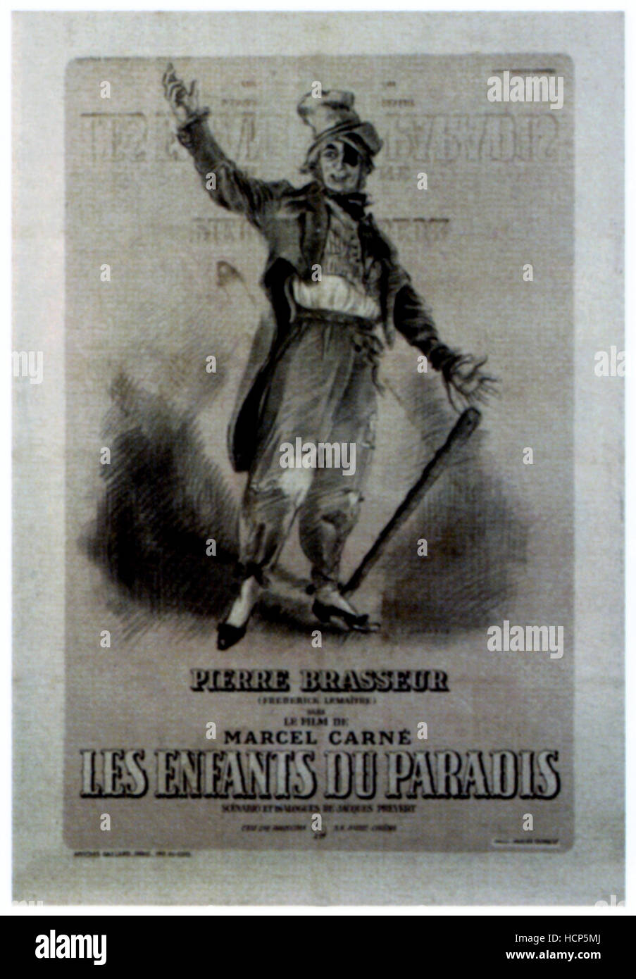 LES ENFANTS DU PARADIS, French poster art, 1945 Stock Photo - Alamy