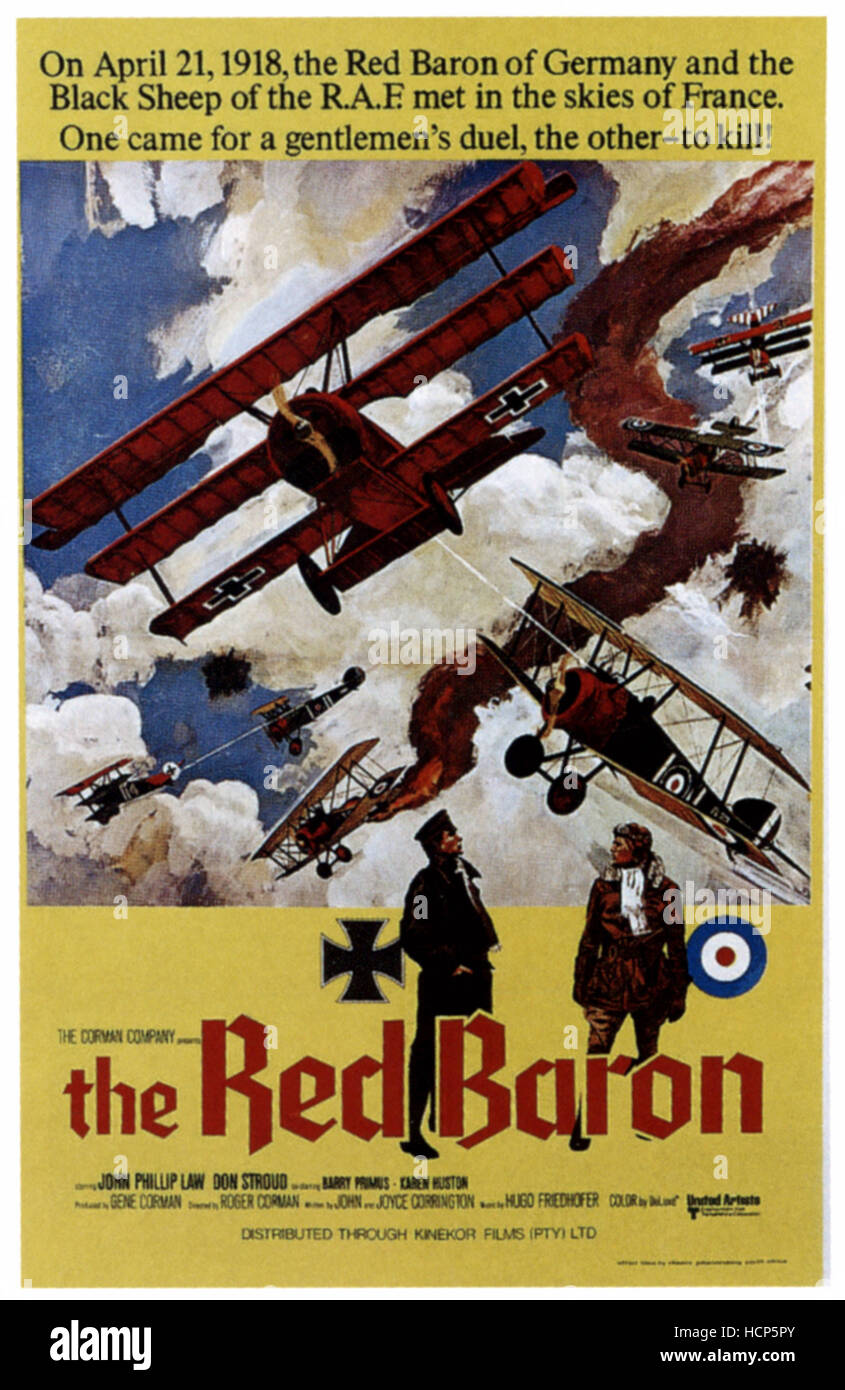 THE RED BARON (aka VON RICHTOFEN AND BROWN), 1971 Stock Photo - Alamy