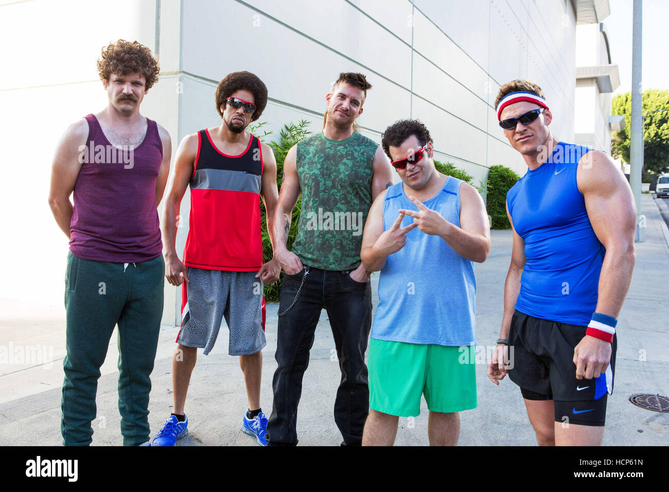 THE WEDDING RINGER, from left: Dan Gill, Affion Crockett, Colin Kane ...