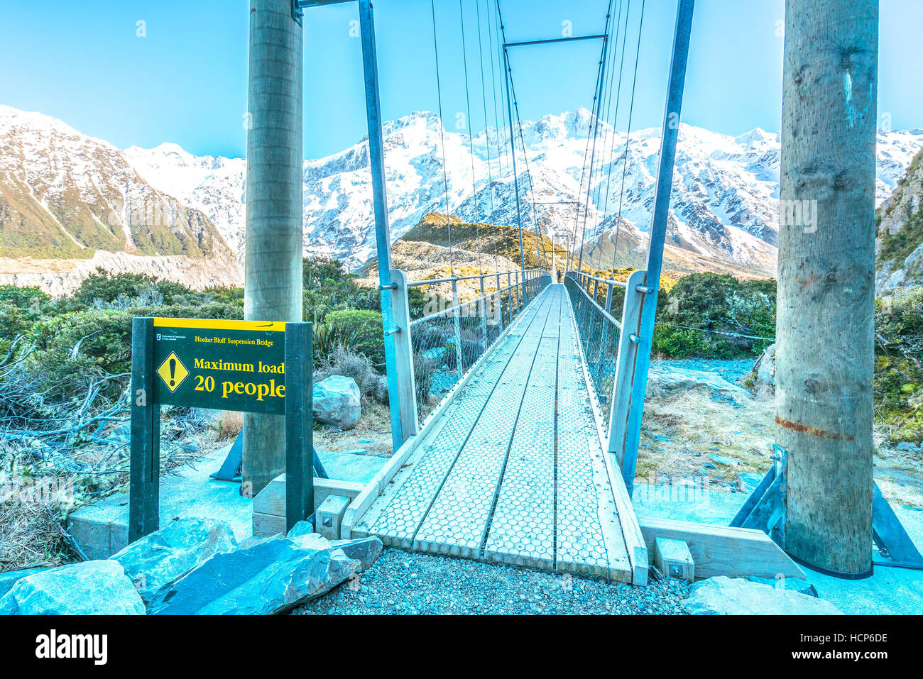 Mount Cook Suspension Bridge at Virginia Morgan blog