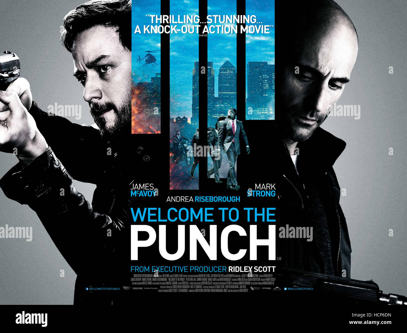 WELCOME TO THE PUNCH, International poster art, from left: James McAvoy ...