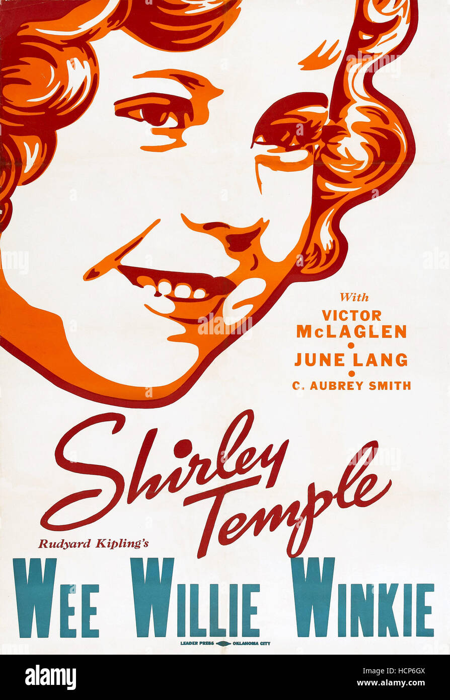 WEE WILLIE WINKIE, poster art, Shirley Temple, 1937. TM and Copyright ...