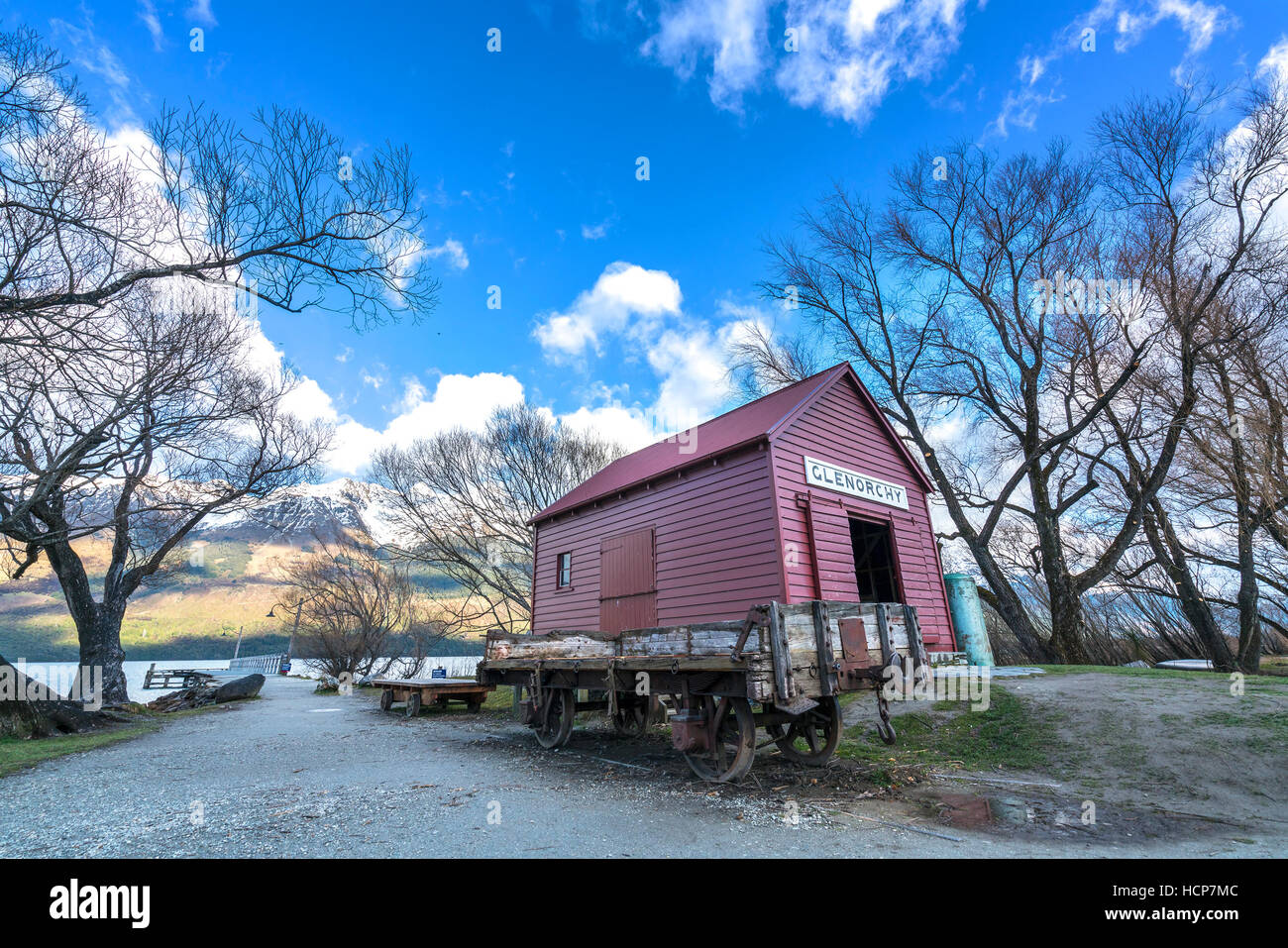 Queenstown village green hi-res stock photography and images - Alamy