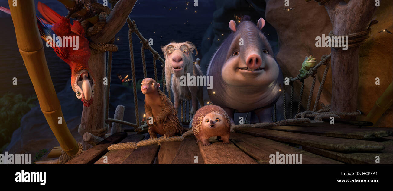 THE WILD LIFE, (aka ROBINSON CRUSOE), from left, Tuesday (voice: David ...