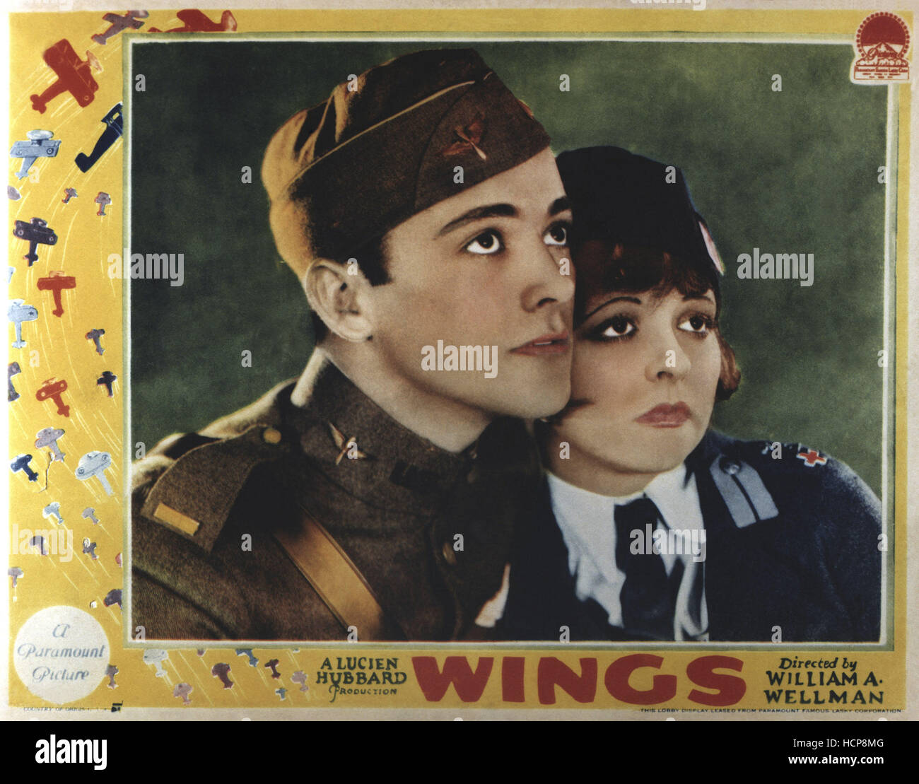 WINGS, from left: Charles Buddy Rogers, Clara Bow, 1927 Stock Photo - Alamy